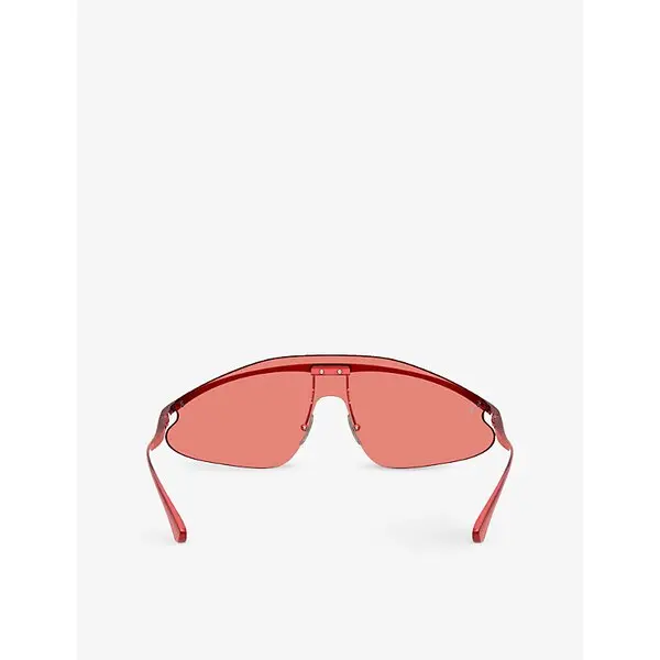 FERRARI Fh1015 Irregular Sunglasses - Red