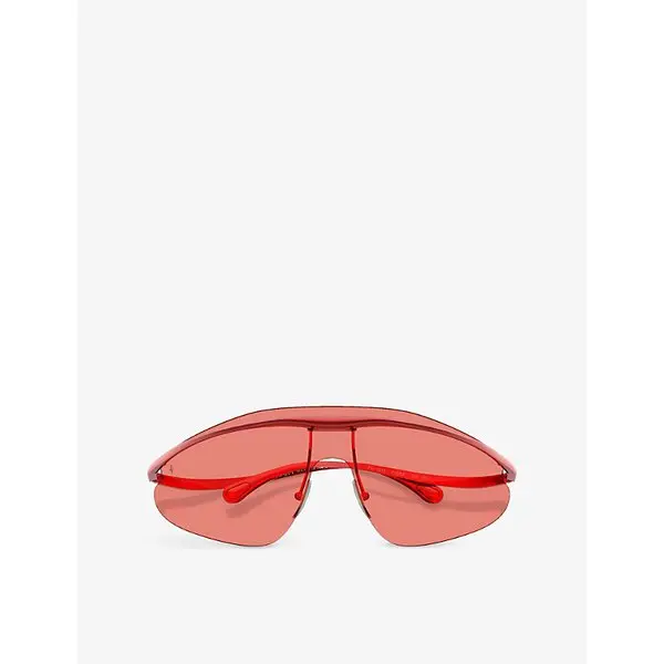 FERRARI Fh1015 Irregular Sunglasses - Red