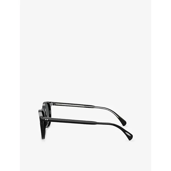 Oliver Spencer Ov5298su Round-frame Sunglasses - Black