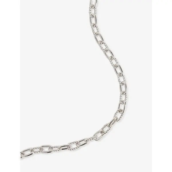 Serge Denimes Dynasty Rhodium-Plated Sterling Chain Necklace