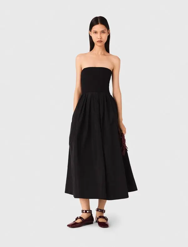 Maje Strapless Maxi Dress
