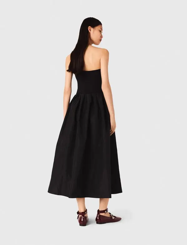 Maje Strapless Maxi Dress
