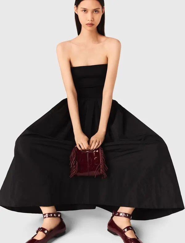 Maje Strapless Maxi Dress