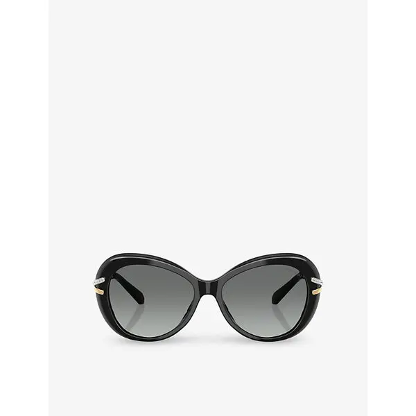 SWAROVSKI Butterfly Sunglasses - Black