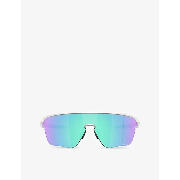 Oakley Corridor Rectangle-frame Sunglasses - Clear