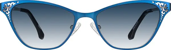 Zenni Retro Cat-eye Full Rim Frame - Blue