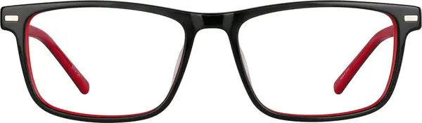 Zenni Rectangle Frame With Snap-on Sunlens - Black