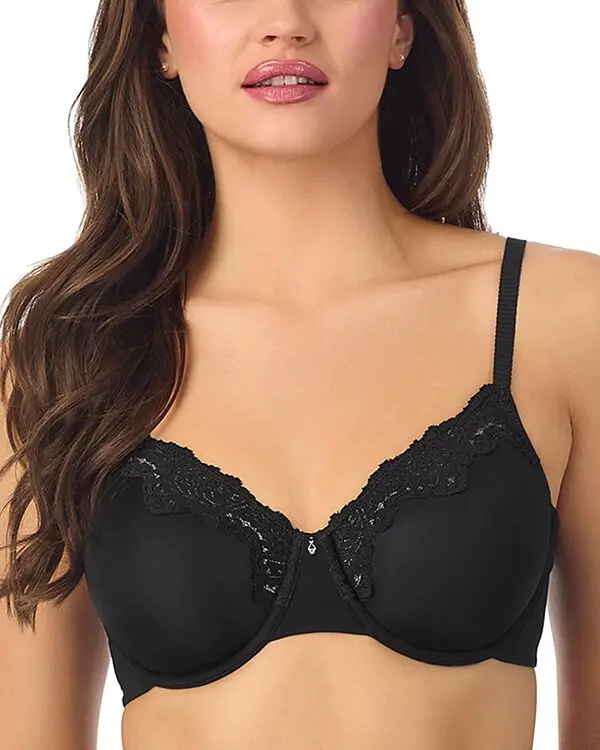 Le Mystère Lace Allure Full Coverage Underwire Bra - Black