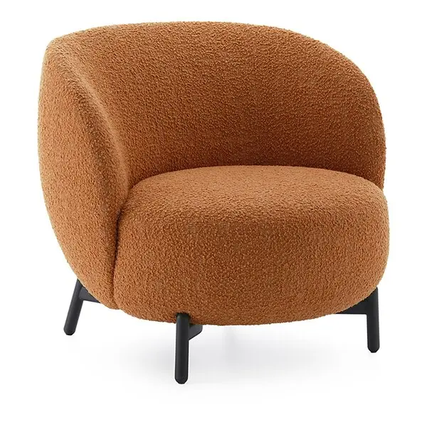 KARTELL Lunam Curved Armchair - Curly Orange