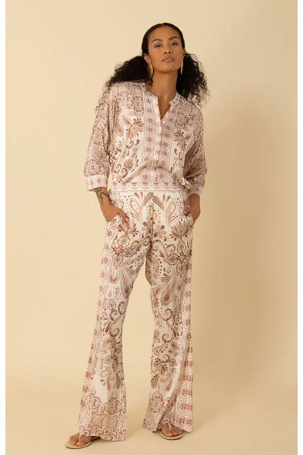 Hale Bob Frankie Charmeuse Pant - Pink