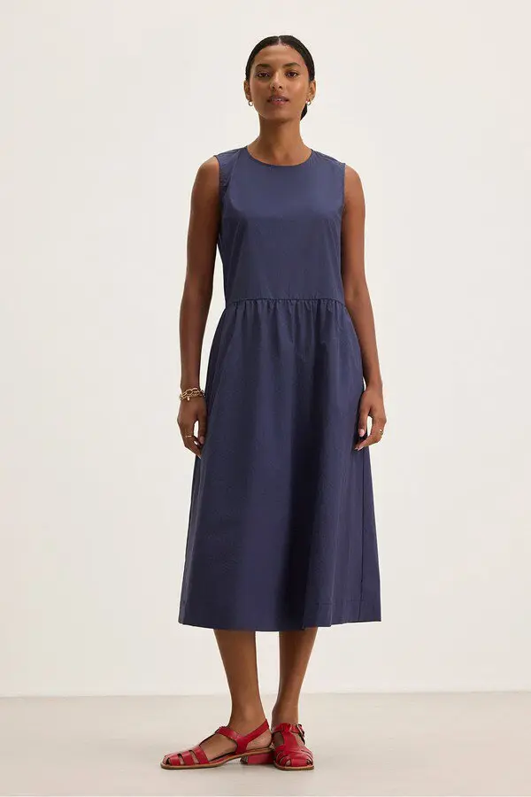 Velvet By Graham & Spencer Masha Midi Dress - Denim