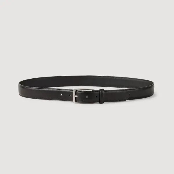 Sandro Leather Belt - Black