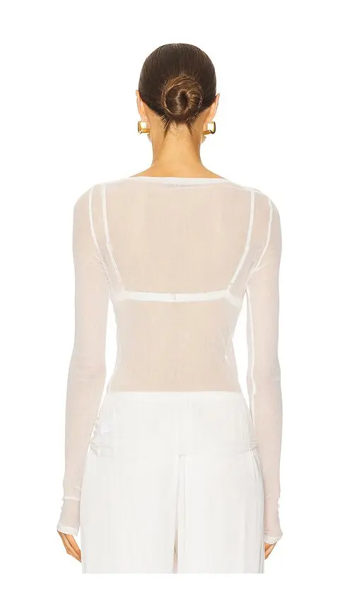 Enza Costa Draped Boatneck Top