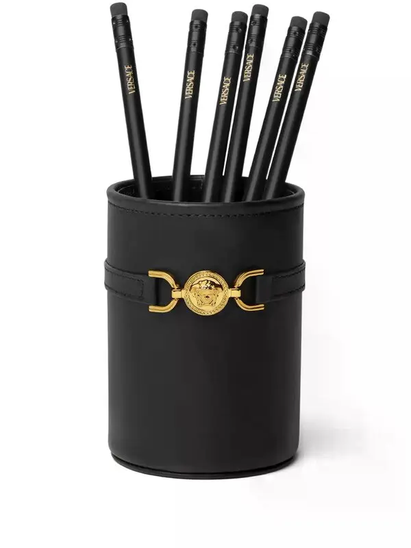Versace Medusa '95 Pencil Holder Set - Black
