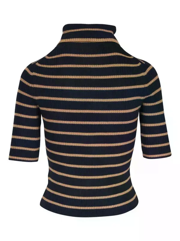 Veronica Beard Striped Merino Wool Sweater