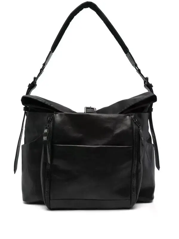 CORNELIAN TAURUS BY DAISUKE IWANAGA Leather Tote Bag - Black