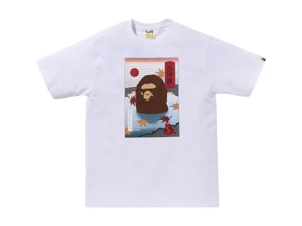A BATHING APE Japan Autumn Tee Shirt - White