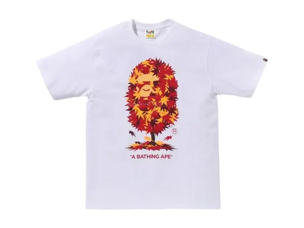 A BATHING APE Japan Autumn Ape Head Tee Shirt - White