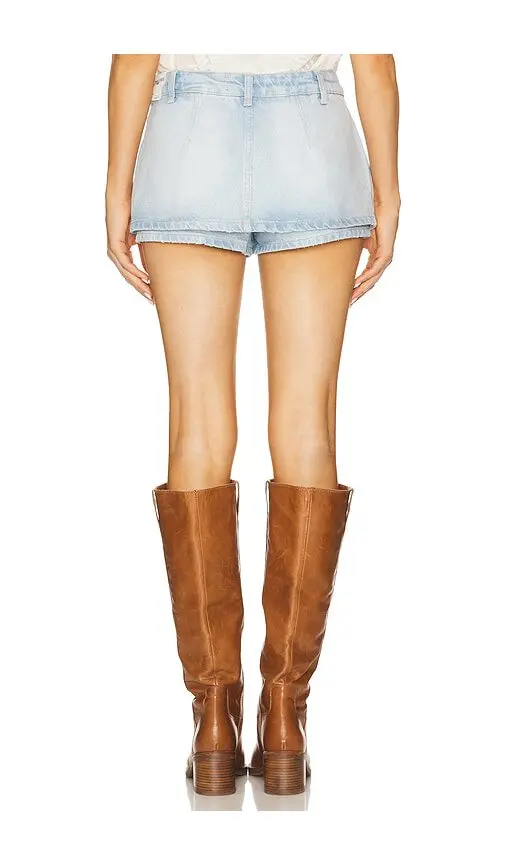 Free People Galivanting Skort - Blue