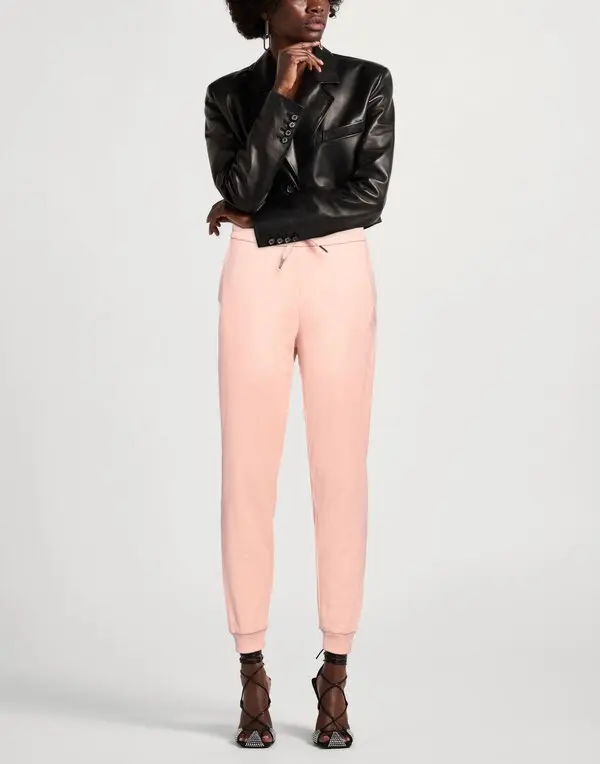 Armani Exchange Cotton And Elastane Joggers - Pink