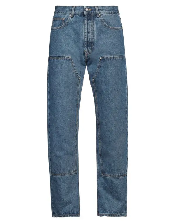Palm Angels Cotton Straight-leg Jeans