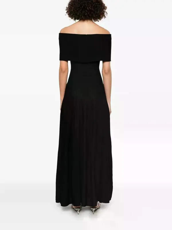 Khaite Ava Maxi Dress - Black