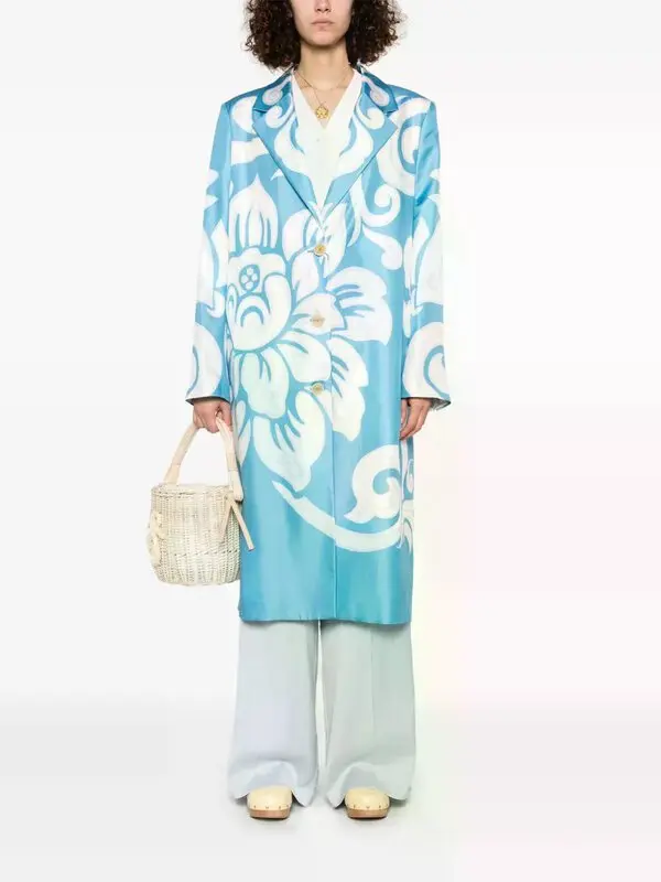 Etro Graphic-print Silk Coat