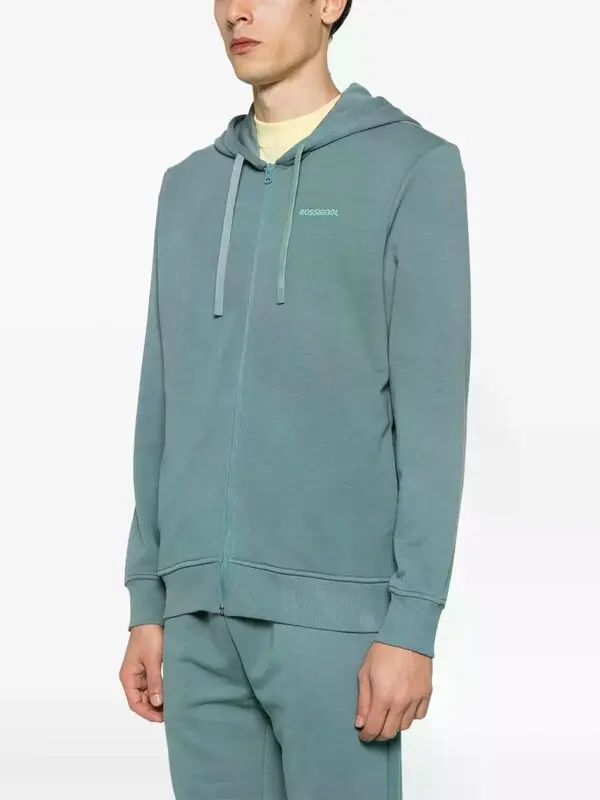 Rossignol Logo-print Hoodie - Blue