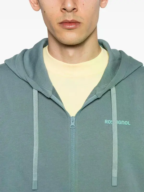 Rossignol Logo-print Hoodie - Blue