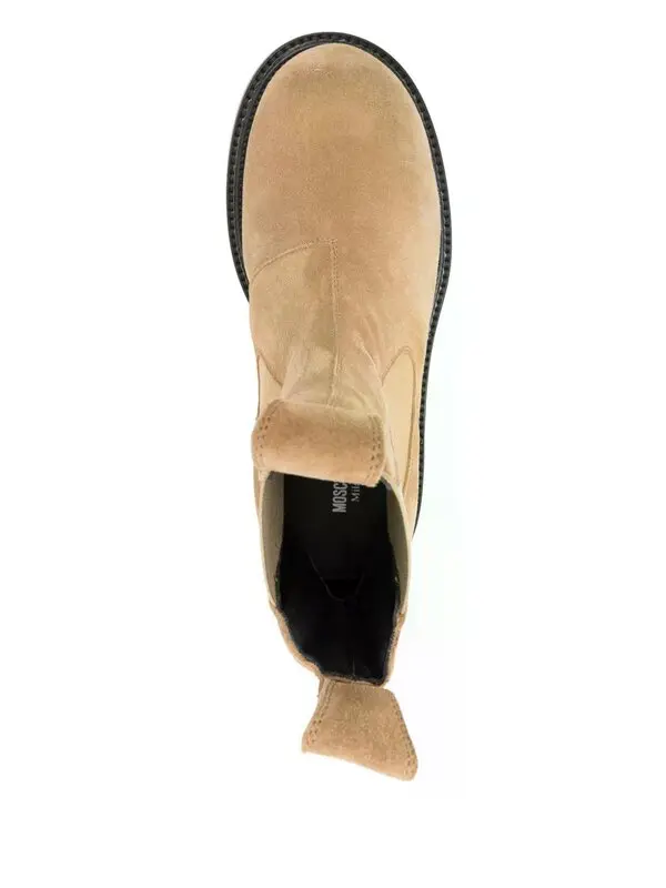 Moschino Suede Chelsea Boots