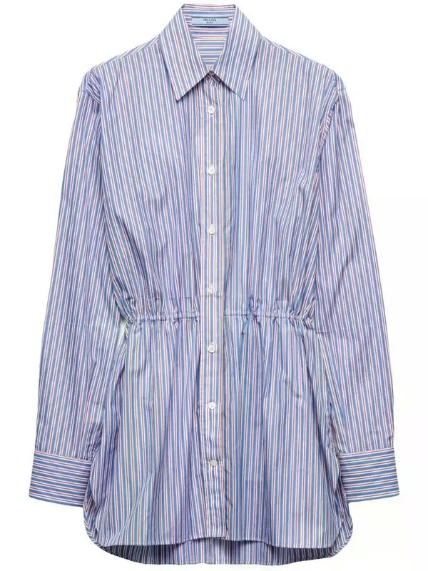 Prada Striped Poplin Shirt