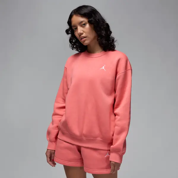 JORDAN Brooklyn Fleece Crew-neck Sweatshirt - Pink
