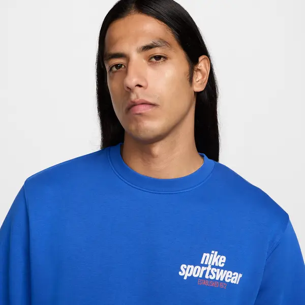 Nike Club Fleece Crew - Blue