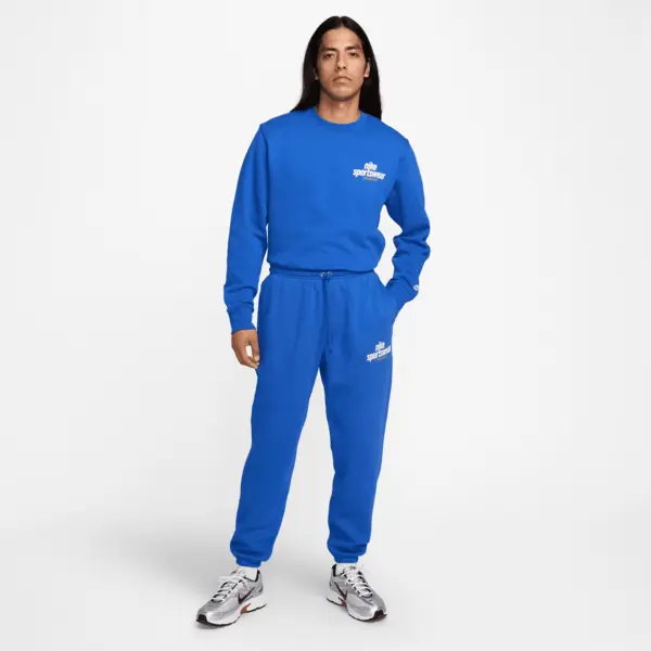 Nike Club Fleece Crew - Blue