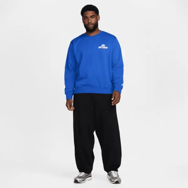 Nike Club Fleece Crew - Blue