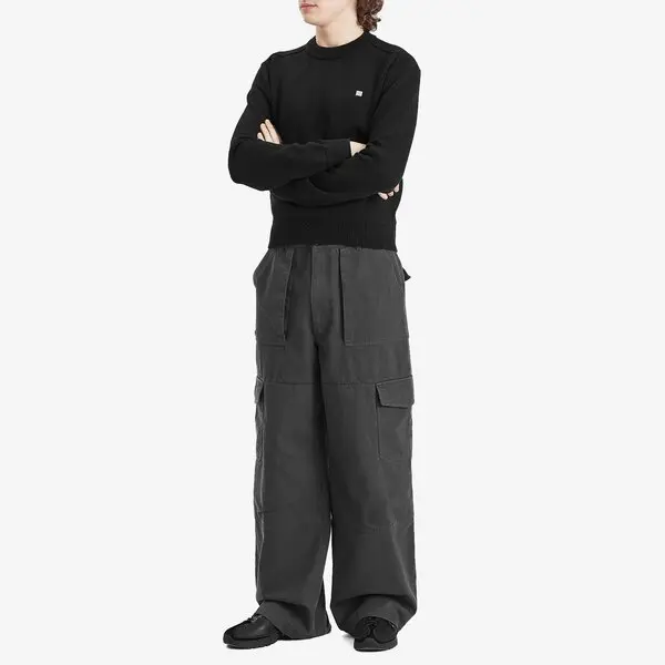 Acne Studios Kolos Cotton Crew Sweatshirt