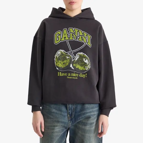 GANNI Isoli Cherries Oversized Hoodie