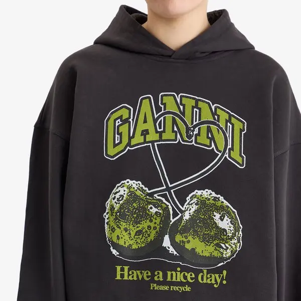 GANNI Isoli Cherries Oversized Hoodie