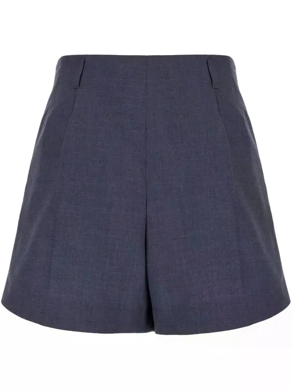 Givenchy High-waisted Wool Shorts