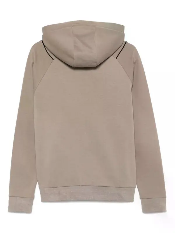 BOSS Double B-monogram Zip-up Hoodie