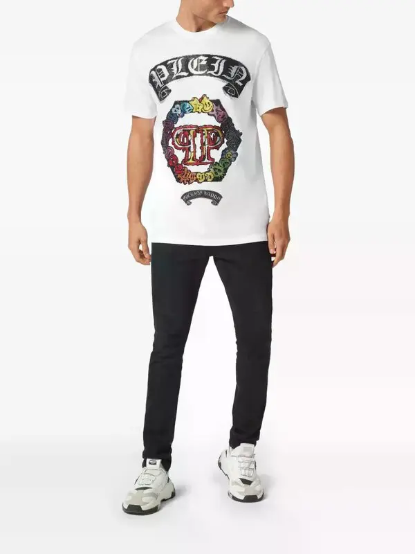 Philipp Plein Strass Smile T-shirt