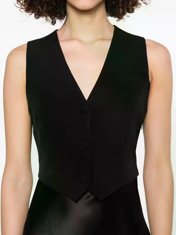 Liu Jo Waistcoat Detail Maxi Dress