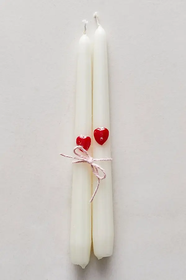 ANNA + NINA Icon Taper Candles - Heart