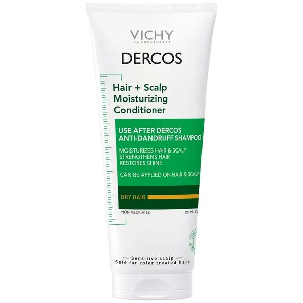 VICHY Dercos Hair & Scalp Moisturizing Conditioner For Dandruff - One-color