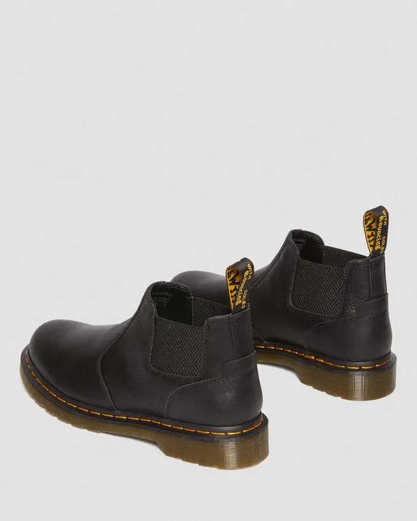 Buy Dr. Martens 2976 Lo Rogue Leather Chelsea Boots - Black At 37% Off |  Editorialist