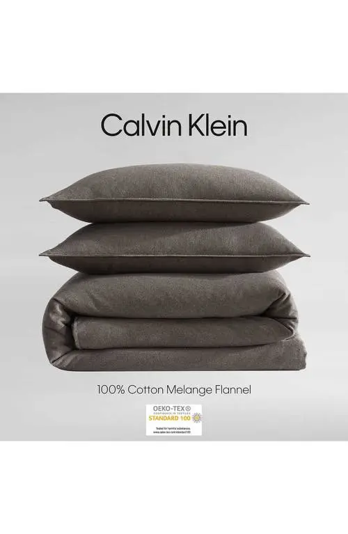 Calvin Klein Mélange Flannel Duvet Cover & Sham Set