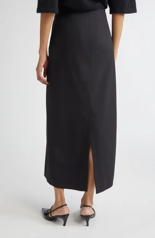 Loulou De Saison Samos Stretch Wool Pencil Skirt
