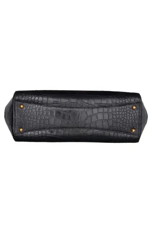 Dolce & Gabbana Marlene Embossed Satchel - Nero