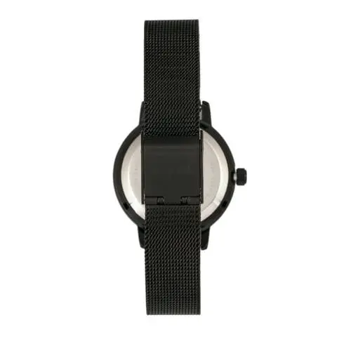 SOPHIE AND FREDA Cambridge Swarovski Crystal Bracelet Watch - Black