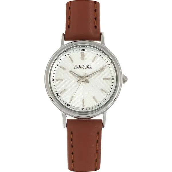 SOPHIE AND FREDA Berlin Leather-band Watch - Brown
